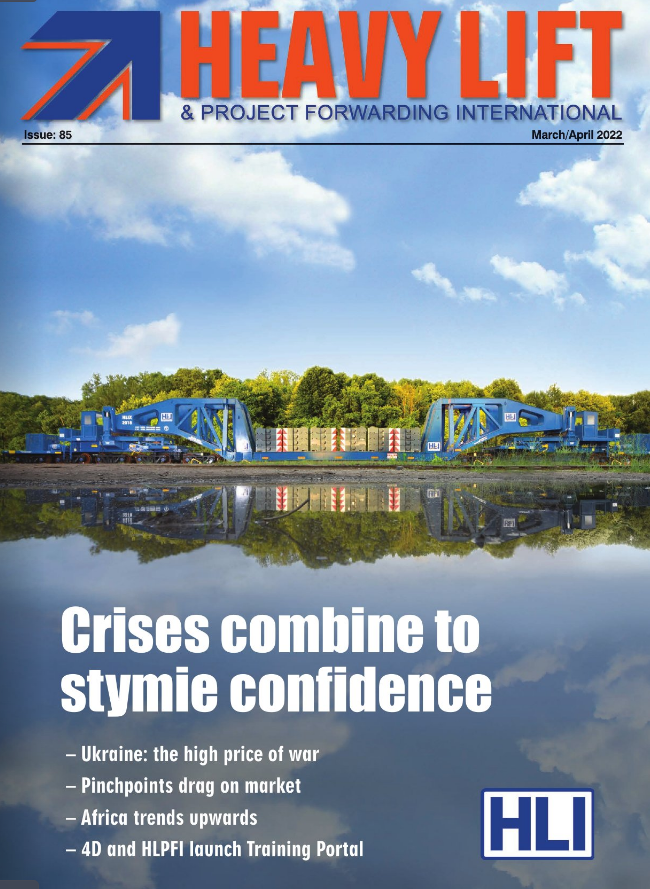 HLI Featured in Heavy Lift PFI Magazine - HLI Rail and Rigging, LLC